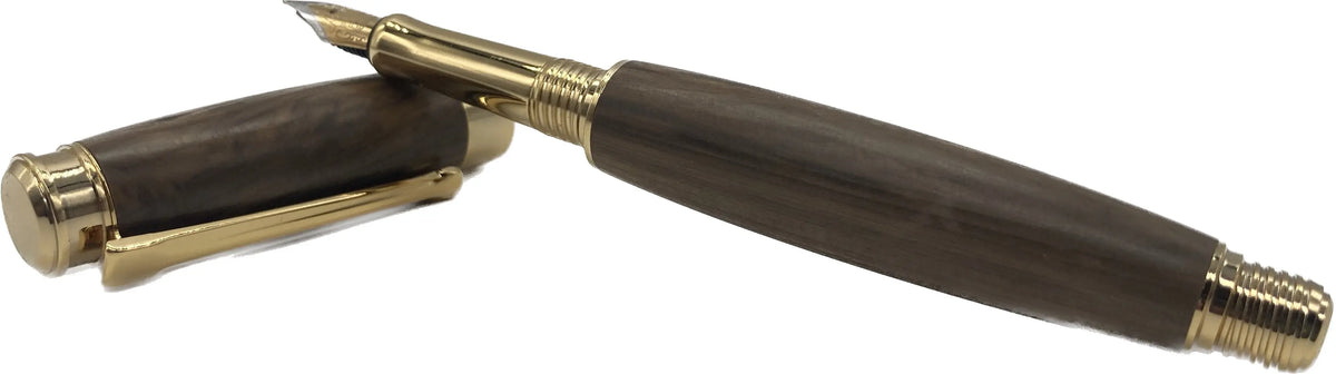 English gift - Fountain pen - in Ancient English Bog Yew - DevonPens