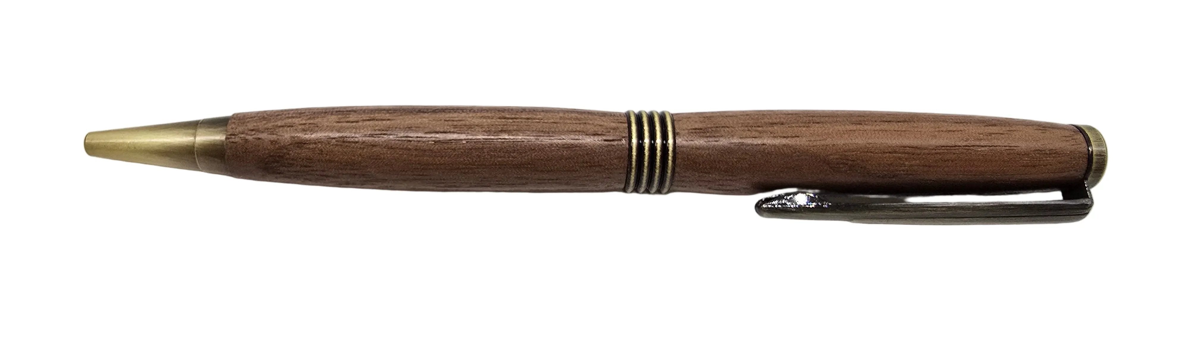 Capel Salem Pwllheli - Black Walnut twist pen - Antique Bronze – DevonPens