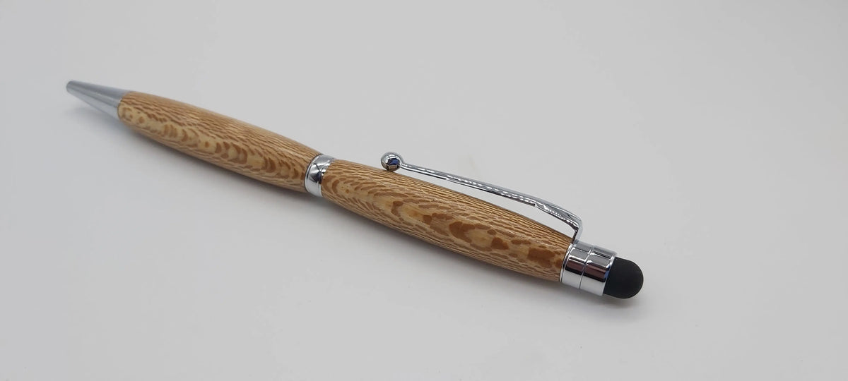 Powderham castle - lacewood handmade ballpoint pen - DevonPens