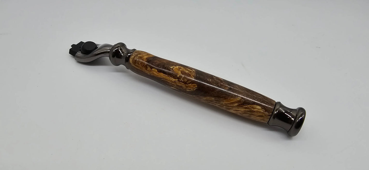 Razor handle - Mach3® handle in Cork Oak from Killerton - DevonPens