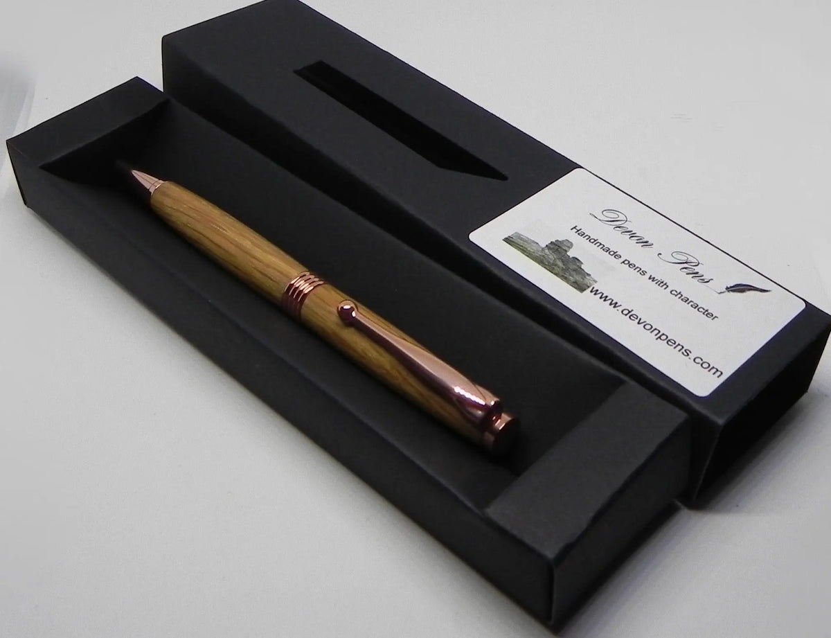 shop now Ballpoint pen in Scotch Whisky Barrel Oak - DevonPens