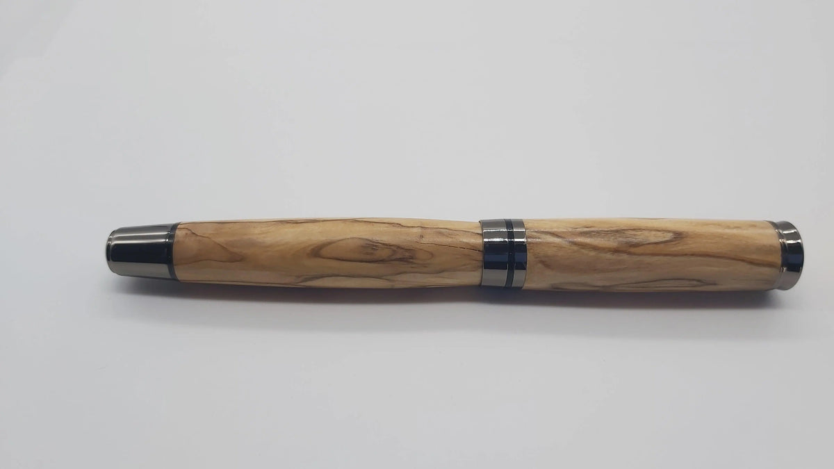 Handmade pen in Bethlehem Olive wood Fountain pen. - DevonPens