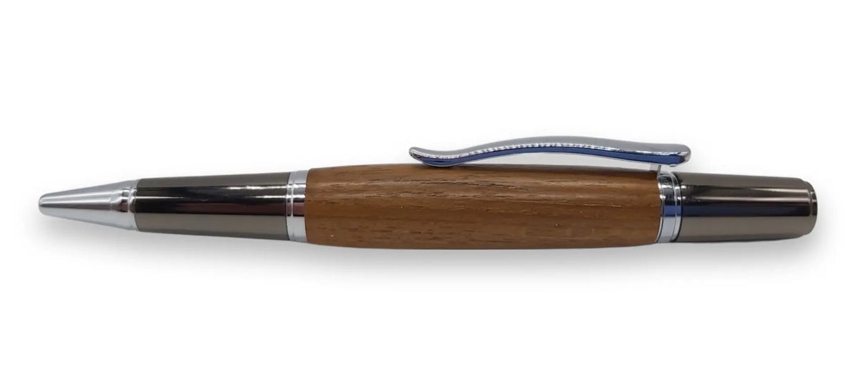 HMS Terrible - Teak ballpoint pen - Handcrafted by Devon Pens – DevonPens