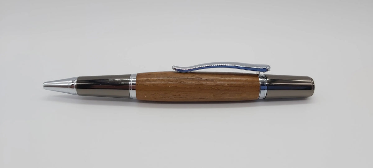 HMS Terrible - Teak ballpoint pen - Handcrafted by Devon Pens – DevonPens