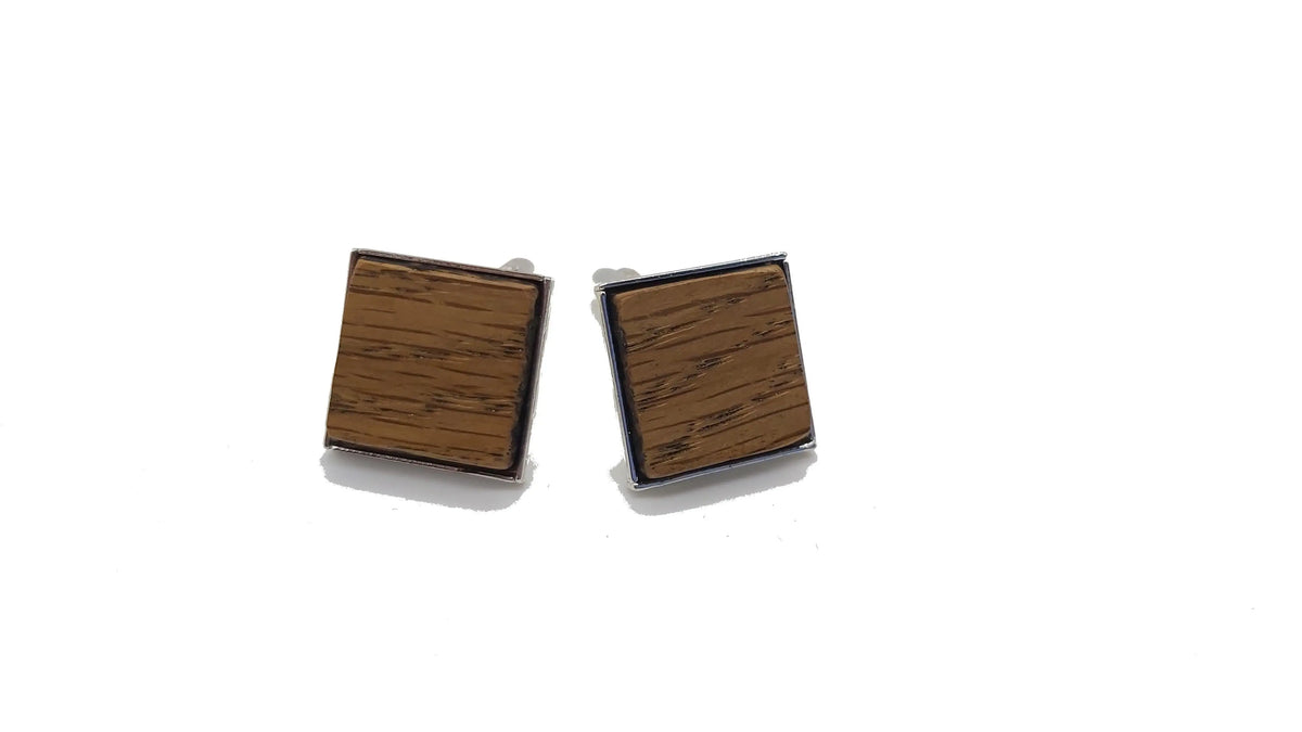 HMS Victory cufflinks - with Oak removed during restoration work ...