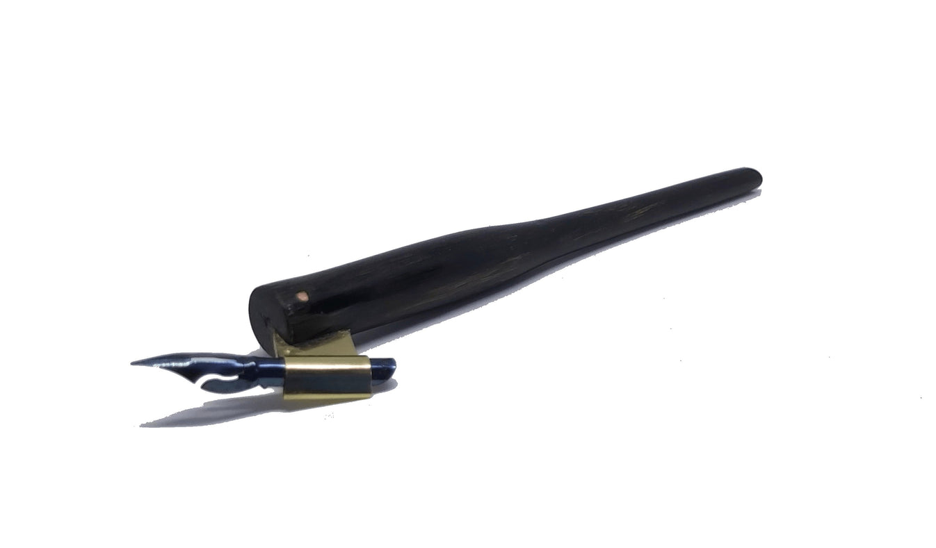 shop now Oblique Dip pen in Irish Bog Oak - DevonPens