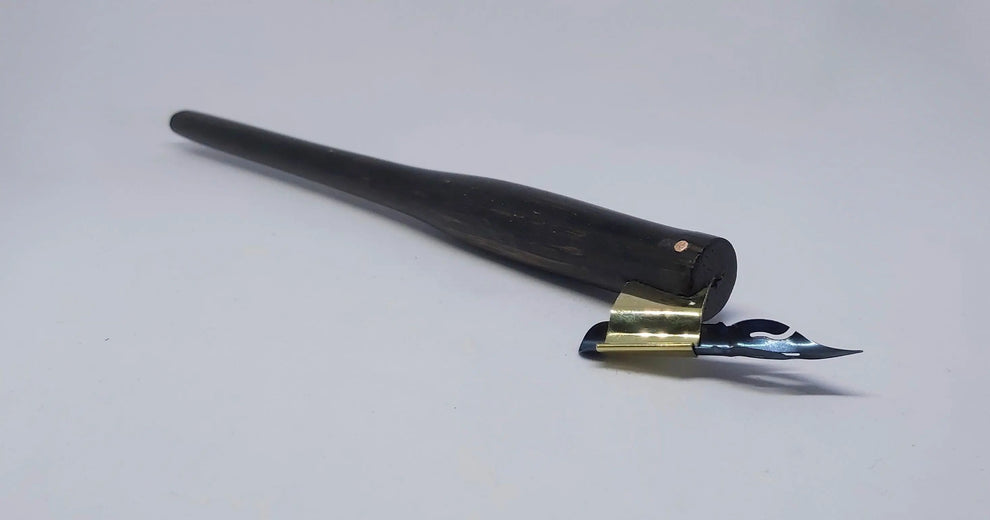 shop now Oblique Dip pen in Irish Bog Oak - DevonPens