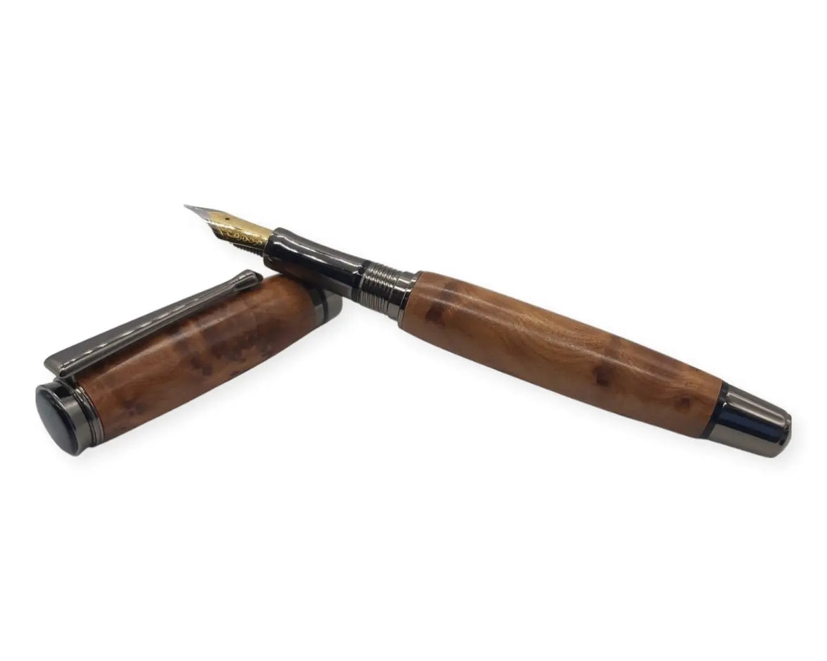 Thuya Burr fountain pen - Handcrafted by Devon Pens – DevonPens